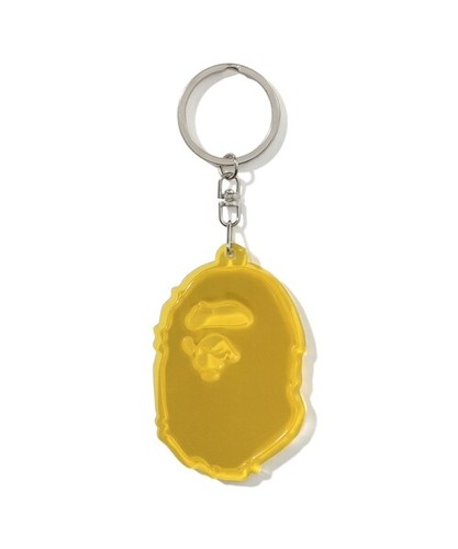 New A BATHING APE APE HEAD REFLECTIVE KEYCHAIN from BAPE (Choose one ...