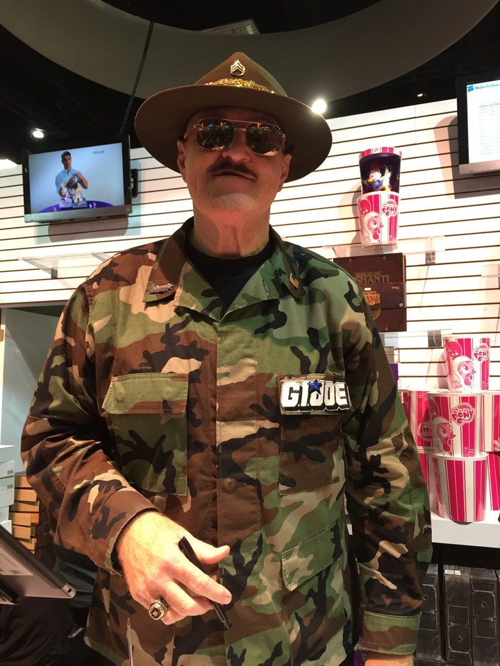 SDCC 2015 HASBRO Exclusive G I JOE SGT SLAUGHTER Robert Remus Autograph ...