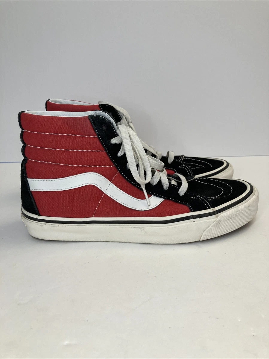 Red High Top Vans Outfit