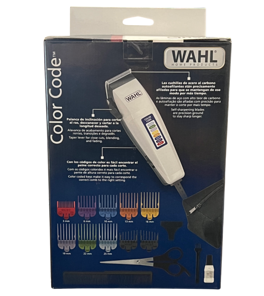 BRAND NEW WAHL Color Code 17 Piece Complete Kit Hair Clippers | eBay