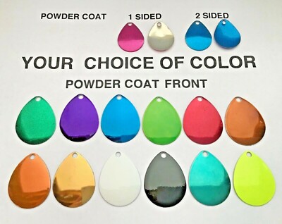 10 per ORDER SIZE #2 COLORADO SPINNER BLADES MANY COLOR CHOICES ...