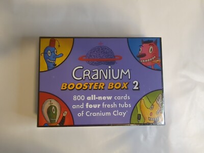 Cranium Booster Box 2 Expansion Set 800 Cards 4 Tubs Clay 2002 Fun Game ...
