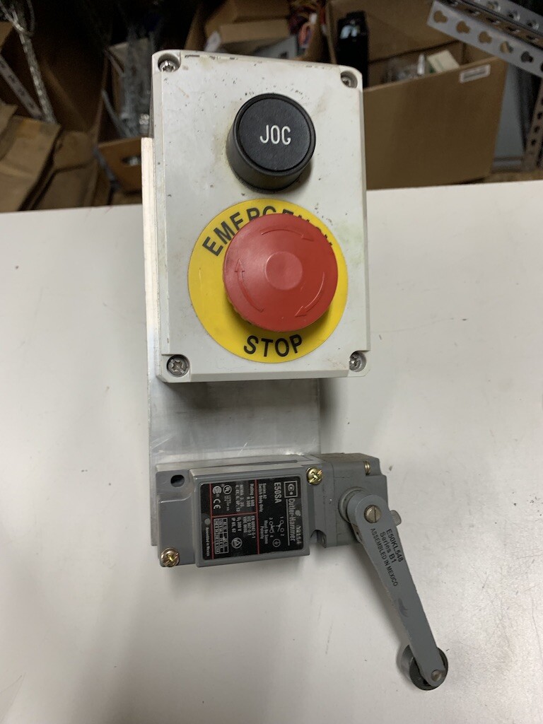 CUTLER HAMMER E505A LIMIT SWITCH WITH EMERGENCY STOP W238 | eBay