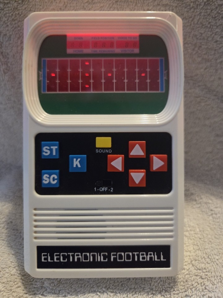 Mattel Classic Handheld Electronic Football Game | eBay