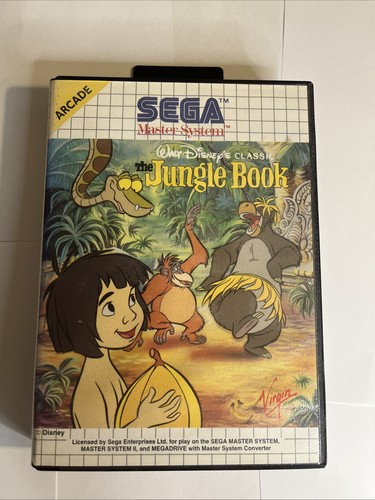 JUNGLE BOOK SEGA MASTER SYSTEM RETRO GAME CIB BOXED W/ MANUAL PAL | eBay