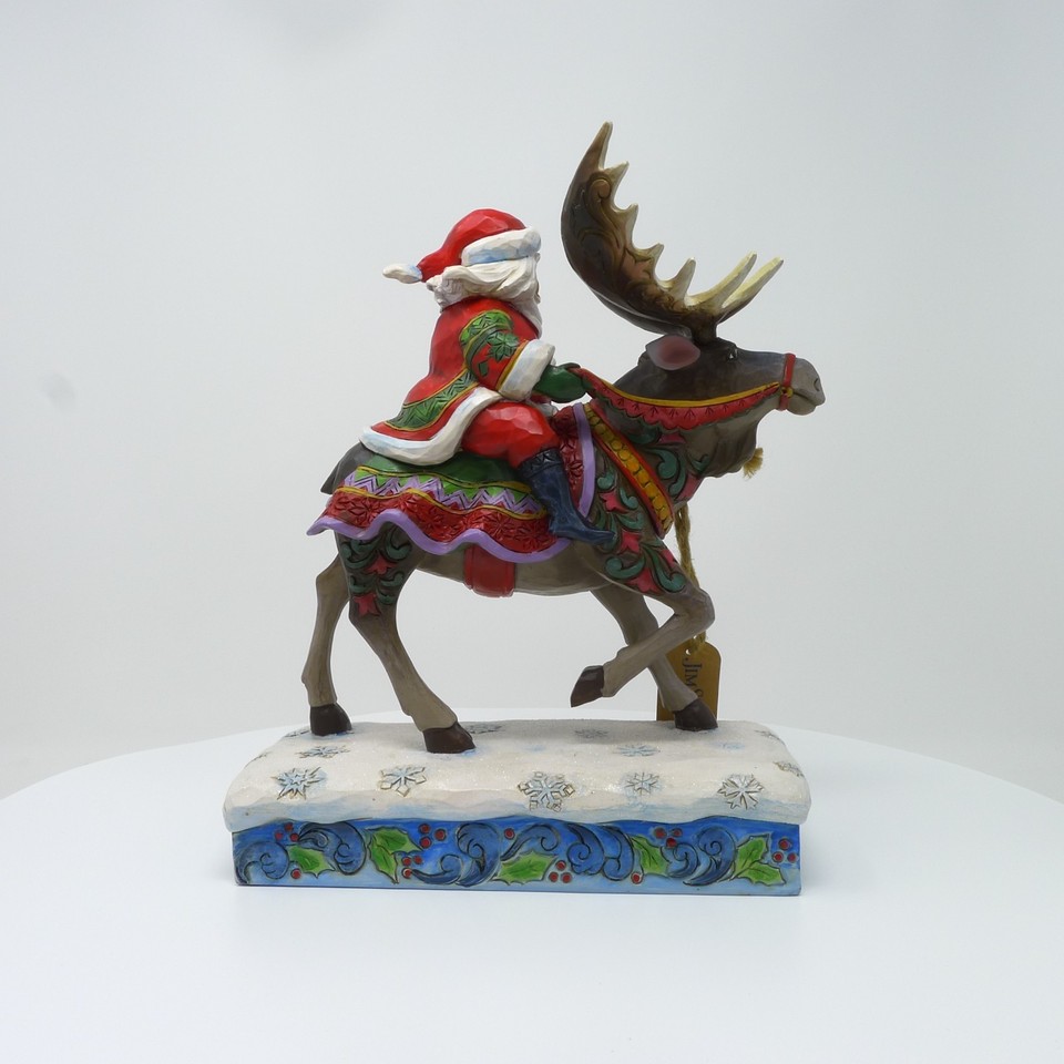 Jim Shore Heartwood Creek Merry Christ-moose Santa Figurine 6004133 ...