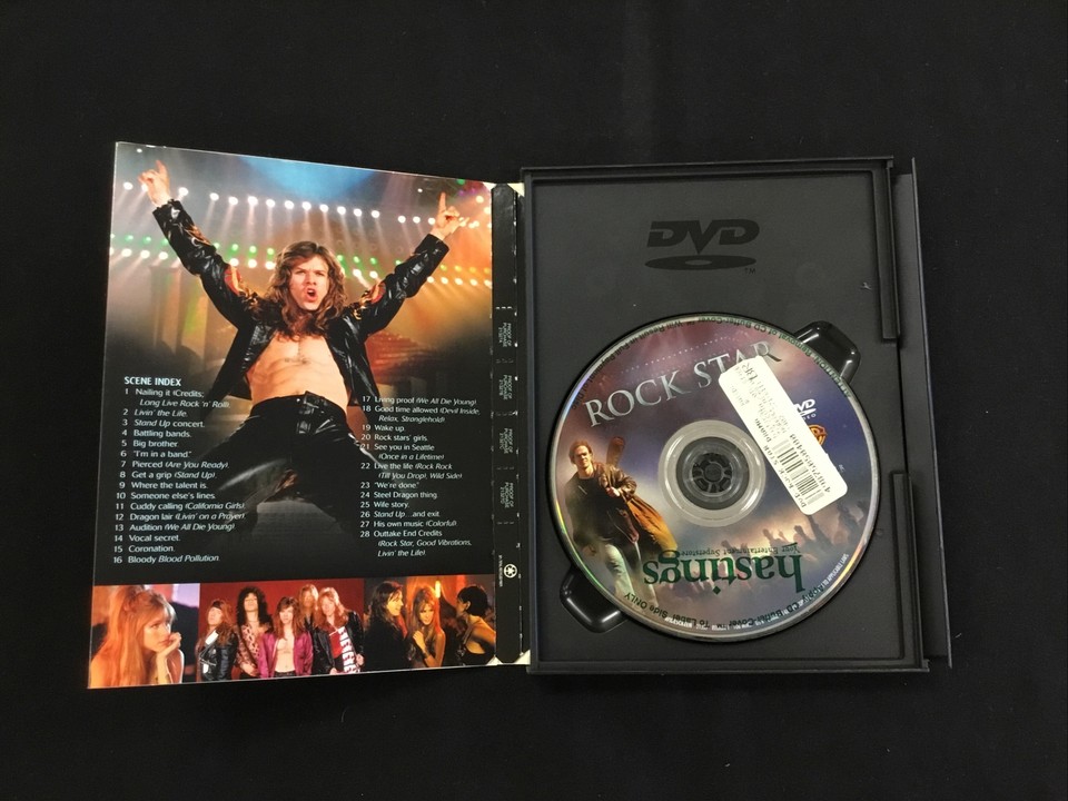 Rock Star (DVD, 2001) - Mark Wahlberg Jennifer Aniston Rockin' Classic! 85392132720 | eBay