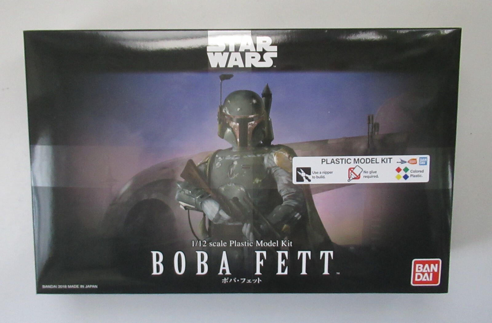 Bandai Hobby Star Wars Boba Fett 1/12 Scale Figure Plastic Model Kit ...