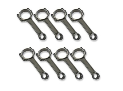 Chevy 350 I-Beam 5140 Connecting Rod Set of 8 5.7" Press Fit E46001 | eBay