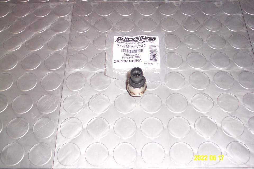 Mercury Mercruiser Quicksilver Water Pressure Sensor OEM 8M0157742 SS ...
