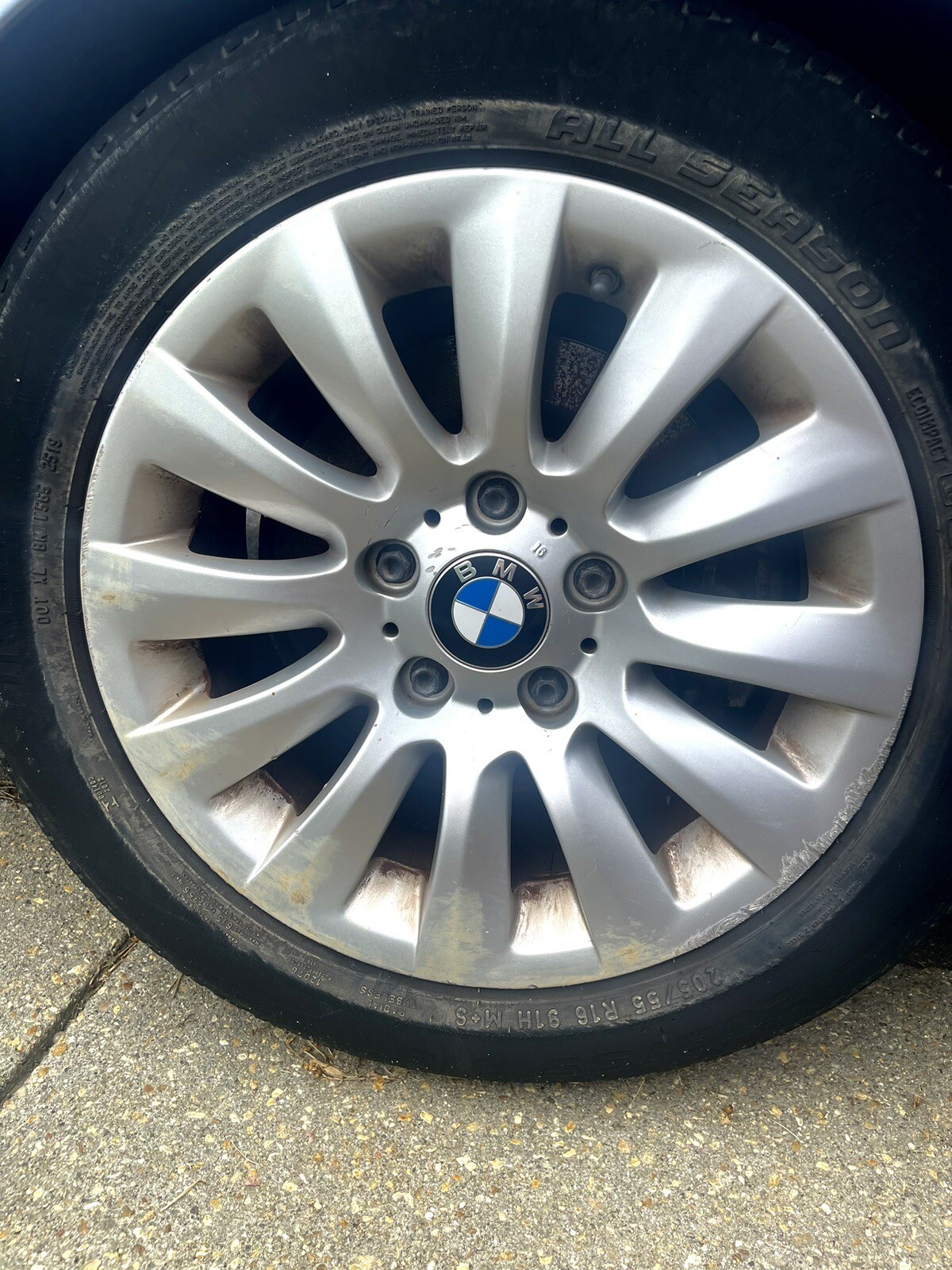 BMW E90 OEM wind-resistent Tesla style rims (SET OF 4 w tires) | eBay