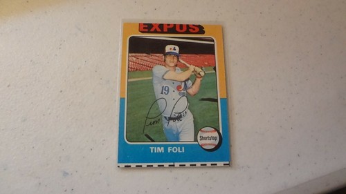 1975 TOPPS # 149 TIM FOLI BASEBALL CARD | eBay