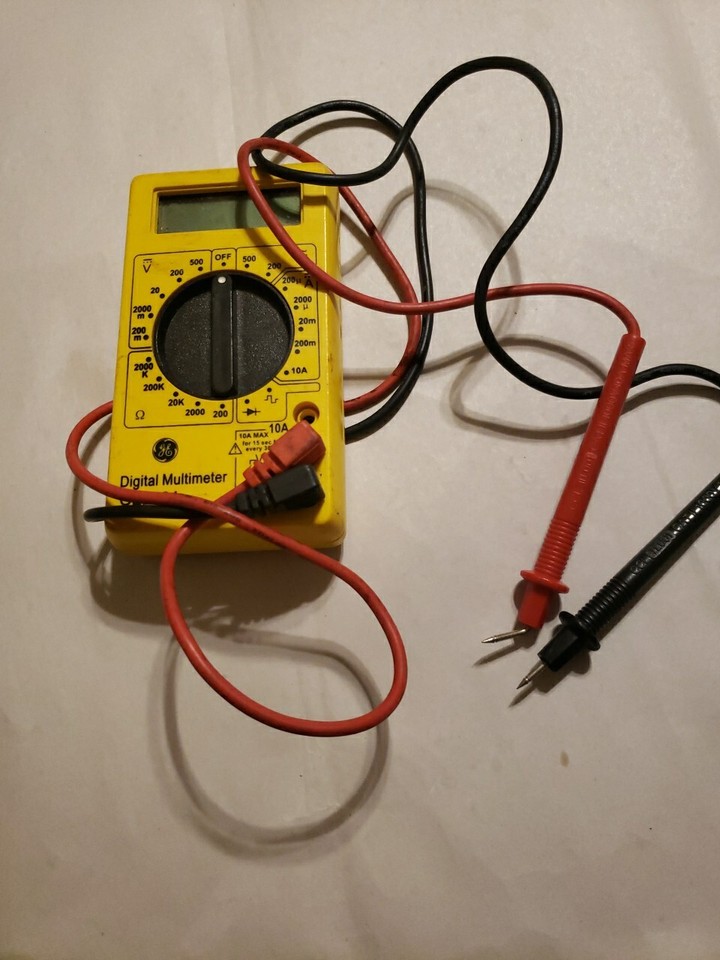 Vintage General Electric GE Digital Multimeter GE2524 *UNTESTED*AS IS ...