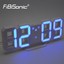BIG NUMBERS LED Digital Alarm Clock Electronic Desk Table Watch Large ...