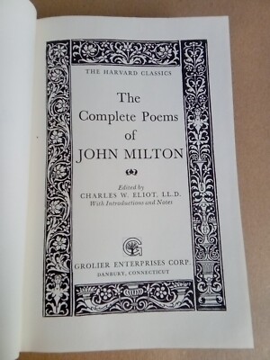 the complete poems of john milton | eBay