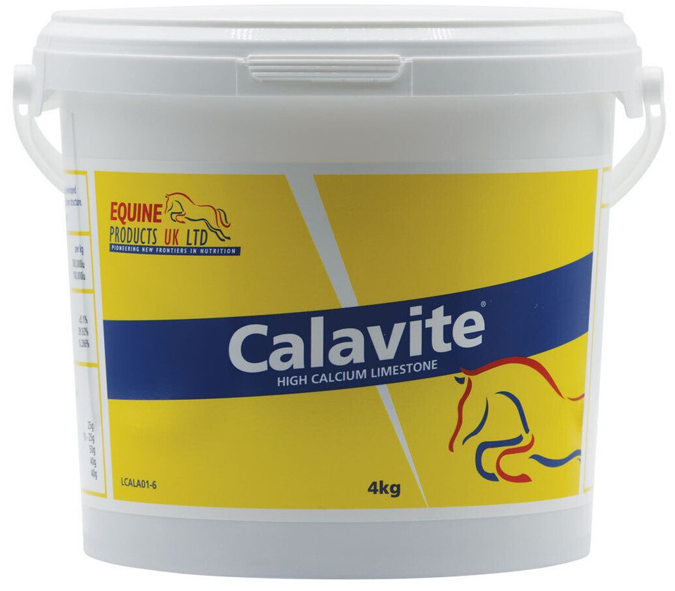 Equine Products UK Calavite Calcium & Vitamin D & A Supplement Bone ...
