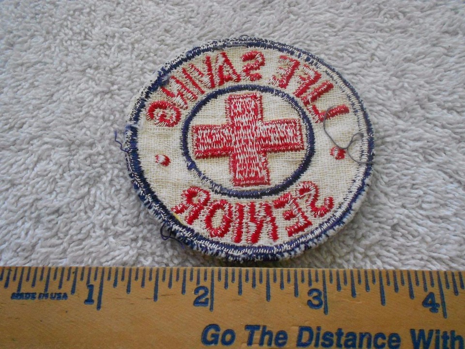 AMERICAN RED CROSS LIFE SAVING SENIOR PATCH | eBay