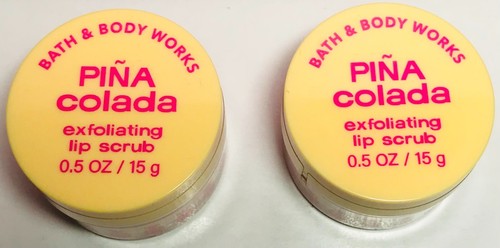 $$$AVE ~ PINA COLADA ~ EXFOLIATING LIP SCRUB ~ 2PK ~ BATH & BODY WORKS ...