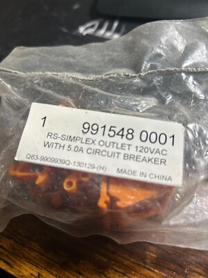 New Weidmuller 991548 0001 RS-Simplex Receptacle Outlet 120VAC with 5 ...