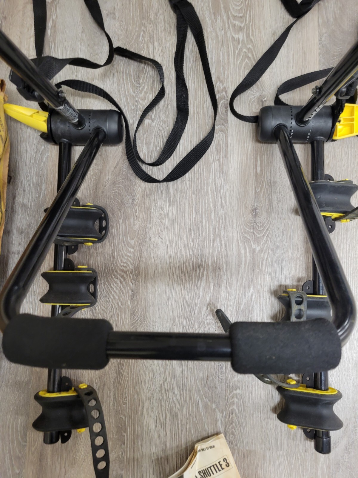 Rhode Gear Ultra Shuttle 3 Trunk Bike Rack Complete W/ Straps- Fits 3 ...