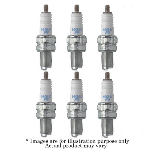 6x New NGK Standard M10x1.0mm Resistor Spark Plug with 1 Year Warranty ...