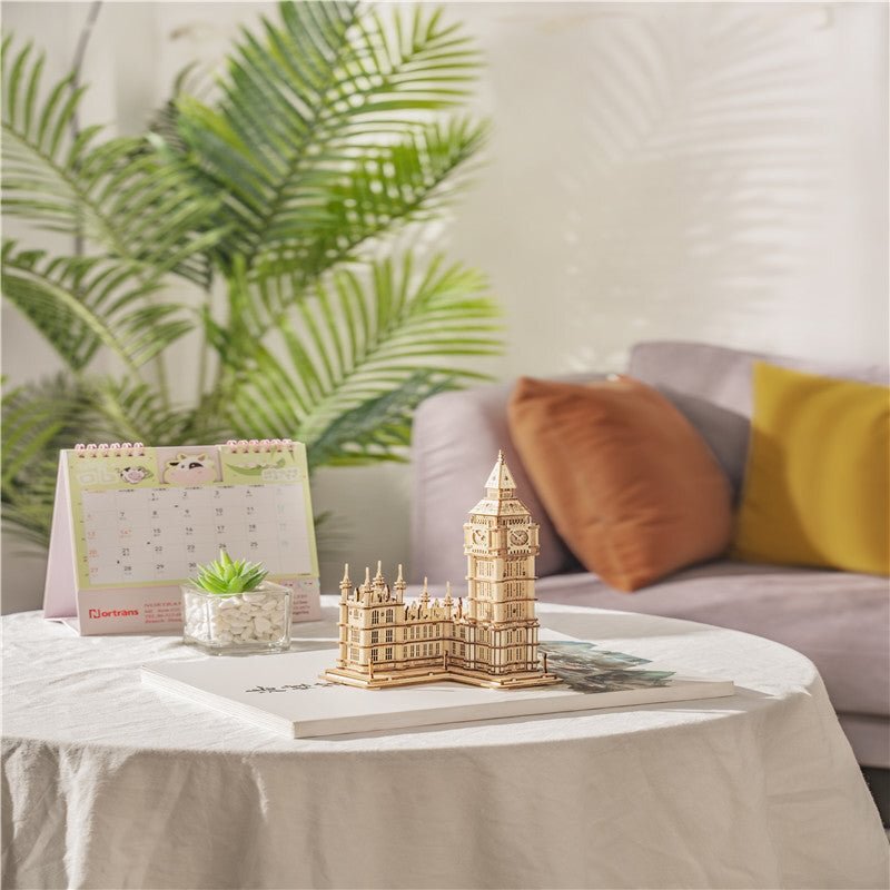 ROKR 3D Wooden Puzzles DIY Jigsaw Model Kit Music Box Buidlding Toys ...