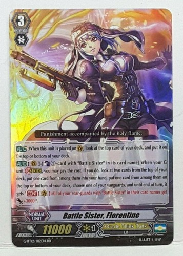 Cardfight Vanguard Battle Sister, Florentine G-BT12/012EN RR Oracle ...