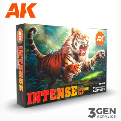 AK Interactive: INTENSE COLORS - Acrylic Paint Set - AK11612 | eBay