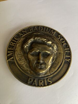 1991 MEDALLION MEDAL - AMERICAN RADIUM SOCIETY PARIS - 75 YEARS ...