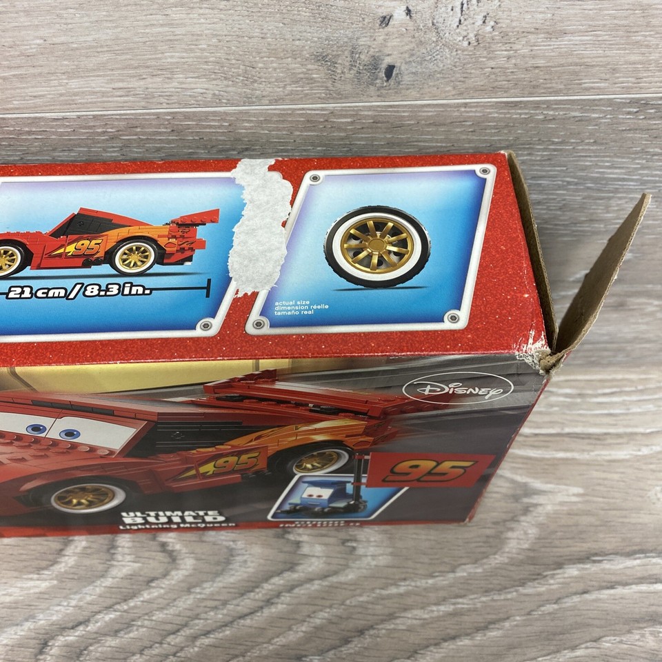 Lego Disney Cars 2 Lightning McQueen 8484 Ultimate Build 100% Complete ...