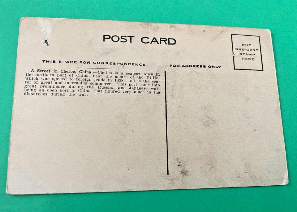POSTCARD CHEFOO, CHINA | eBay