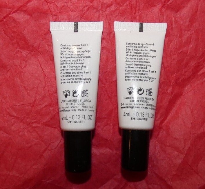 NEW FILORGA LABORATORIES Paris OPTIM-EYES 0.13 oz each 2 Samples | eBay