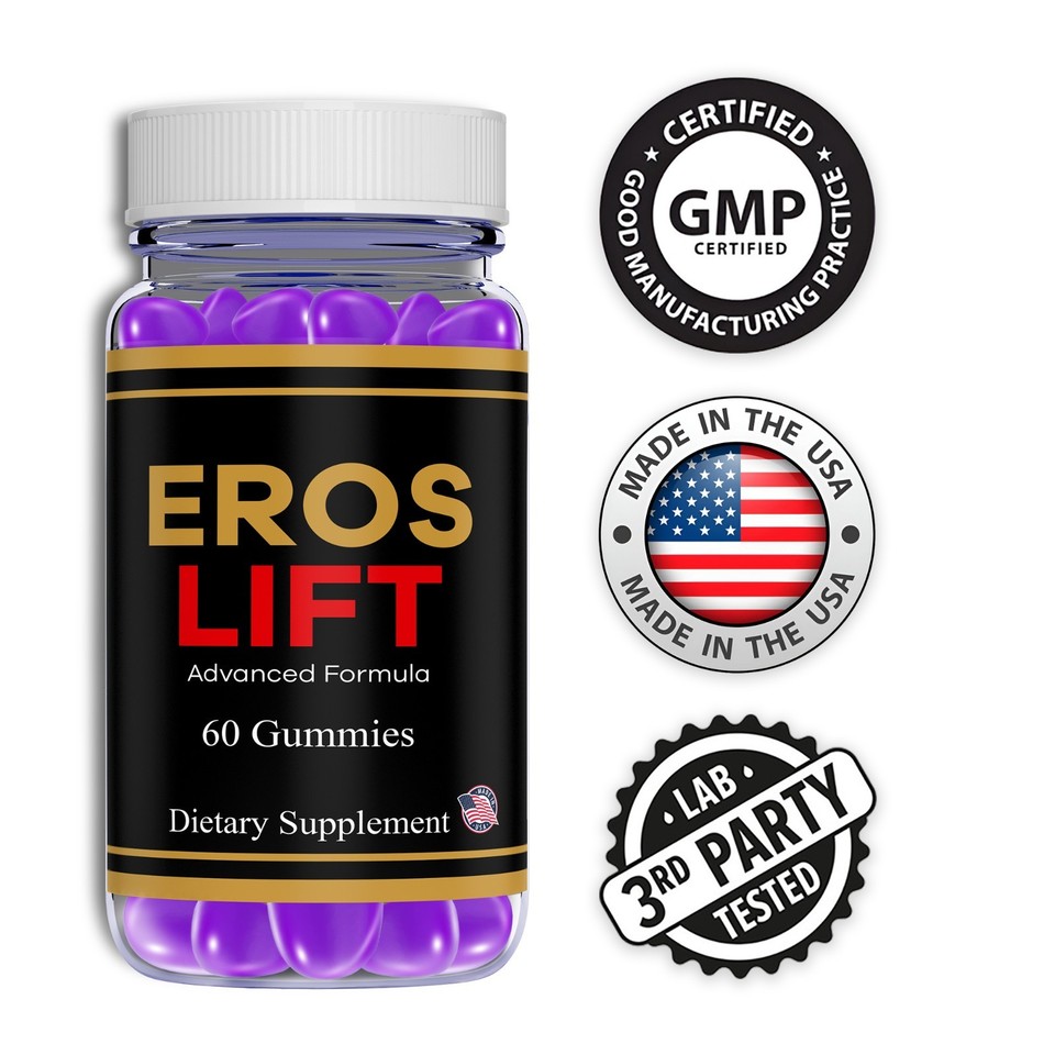 (6 Pack) Eros Lift Gummies, ErosLift Gummies for Men Performance ...