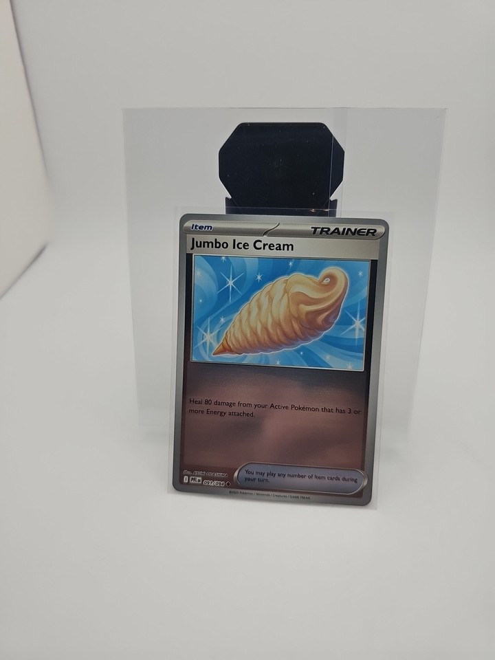 TCG Jumbo Ice Cream #091/094 Reverse Holo, Pokémon Phantasmal Flames | eBay