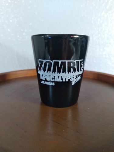 HTF ZOMBIE APOCALYPSE STORE IN LAS VEGAS NV SHOT GLASS | eBay