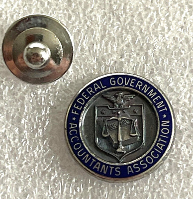 U.S Federal Government Accountant Association Sterling Silver Lapel Pin ...