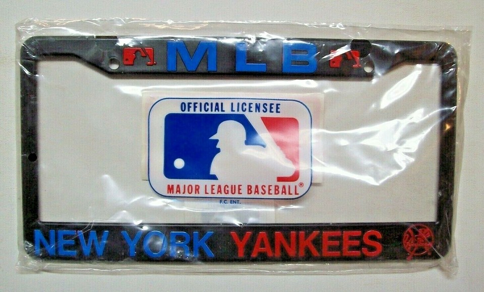 *New* MLB New York Yankees License Plate Frame (Made of Heavy Plastic ...