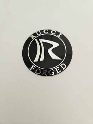 RUCCI center cap EMBLEM ONLY Black | eBay