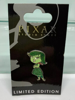 Disney Pixar Studio Store Inside Out Disgust Glitter Pin LE 400 HTF ...