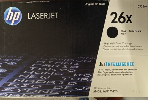 HP 26X TONER CARTRIDGE ( CF 226X ) Genuine OEM - NEW IN BOX | eBay