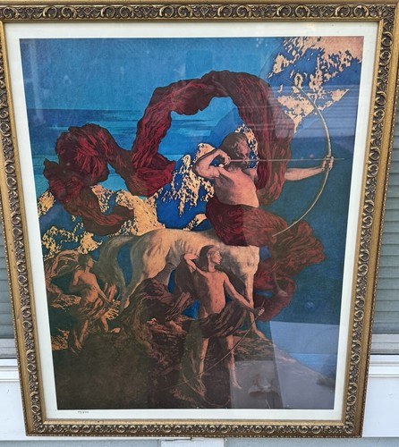 Jason And His Teacher ~ Maxfield Parrish~ Limited Edition Framed Litho ...