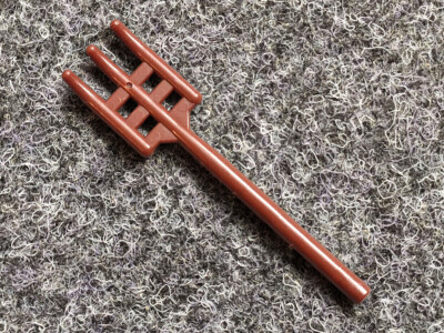 Lego 95345 Mistgabel rotbraun Heugabel Ritter Dieb Minifiguren Zubehör ...