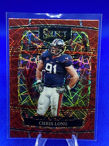 2022 Panini Select Draft Picks Concourse Red Lazer Chris Long #79 | eBay
