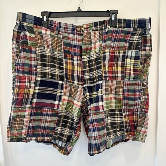 Polo Ralph Lauren Madras Plaid Patchwork shorts - Gem