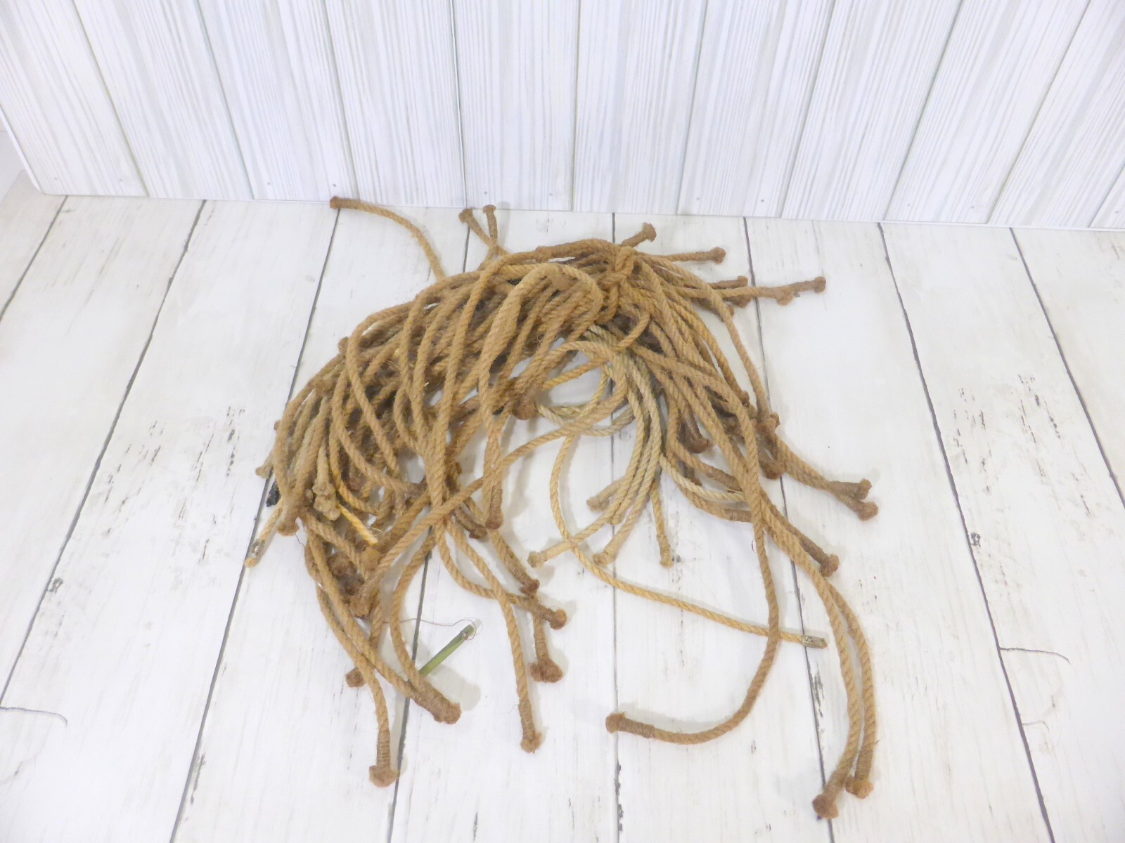 Vintage French Military Jute Rope Tent Stake Ties Lot of 41 | eBay