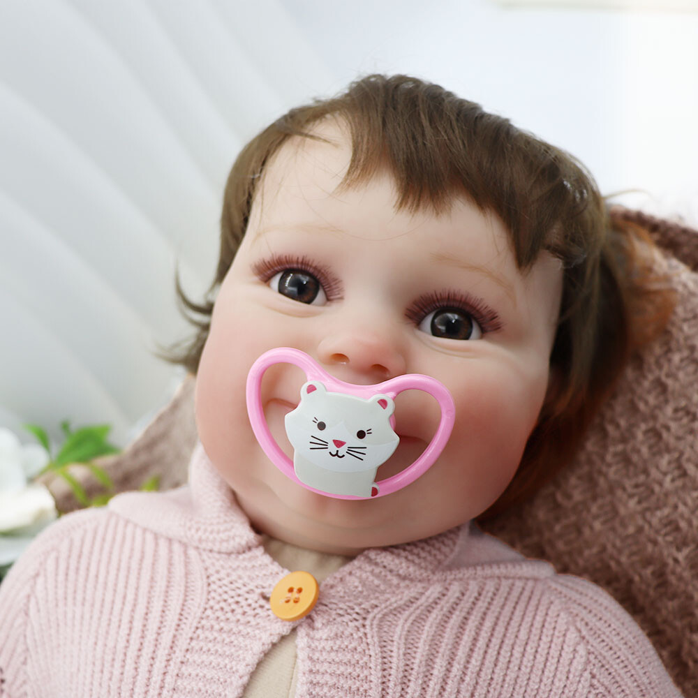 24 Inch Reborn Toddler Girl Doll Maddie Soft Vinyl Newborn Dolls ...