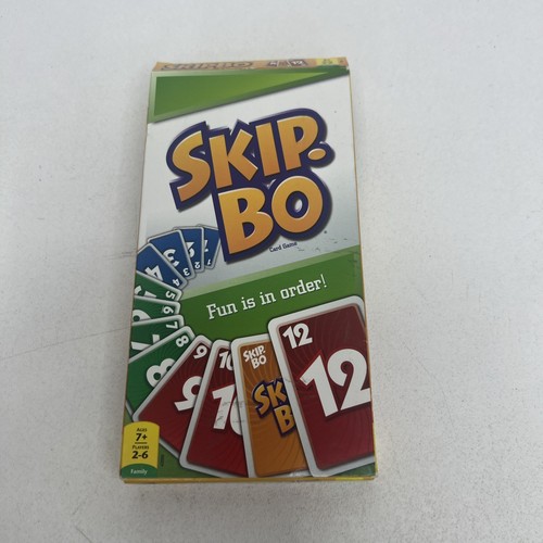 Mattel Games Skip-Bo Card Game -Complete | eBay