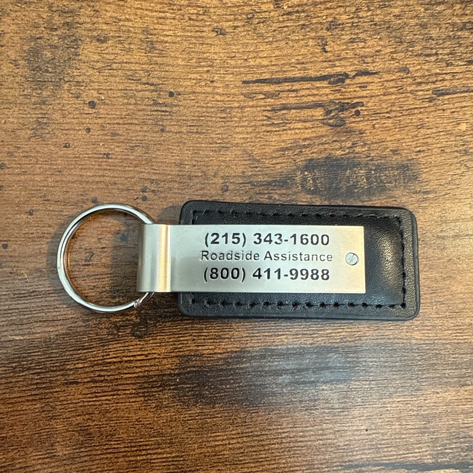 Genuine Warrington Audi Dealer Keyring Metal And Leather Audi Dealer ...