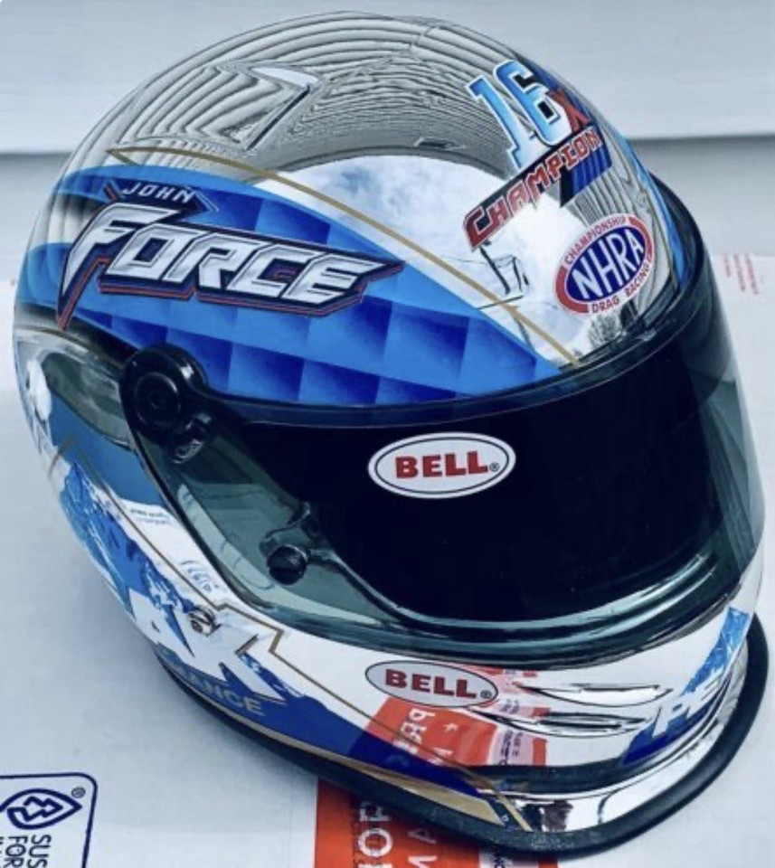 1/2 SCALE CUSTOM JOHN FORCE/BELL RACING MINI HELMET. | eBay