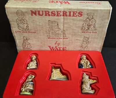 WADE Tea Vintage 1970's Nurseries NURSERY RHYMES Promo Set With ...